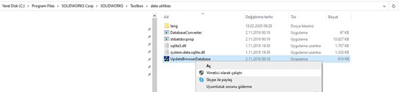 SOLIDWORKS PDM Toolbox Güncellemesi - Armada Yazılım Blog