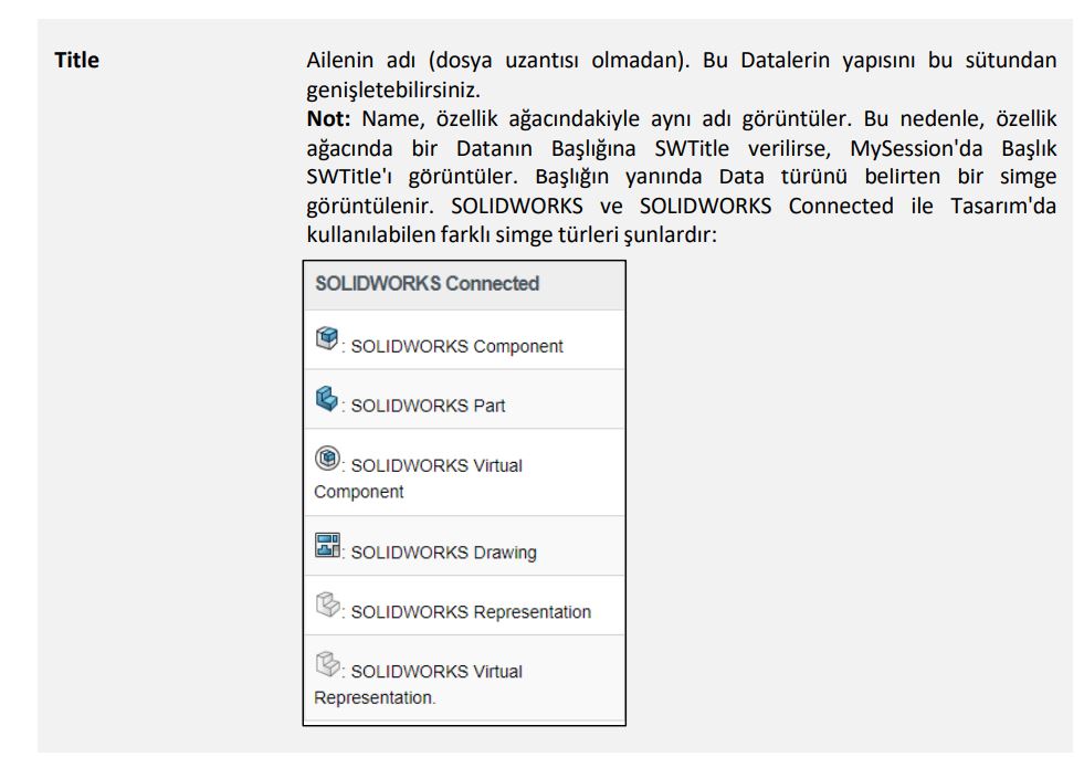3DEXPERIENCE’de Title ve Component Name - Armada Yazılım Blog